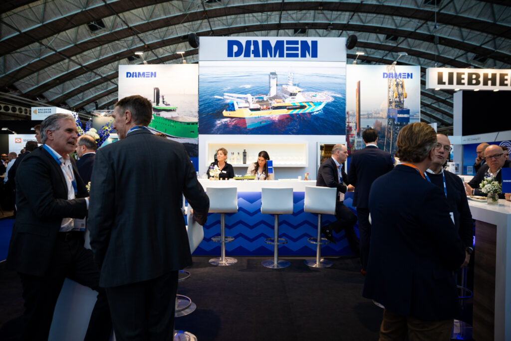 Damen’s all-electric SOV with offshore charging capabilities dazzles ...