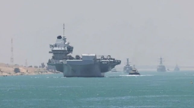 HMS Prince of Wales Enters Indian Ocean After Red Sea Transit – AL ...